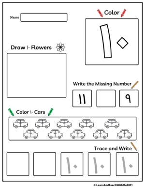Arabic Numbers 1-20 Worksheets | Made By Teachers