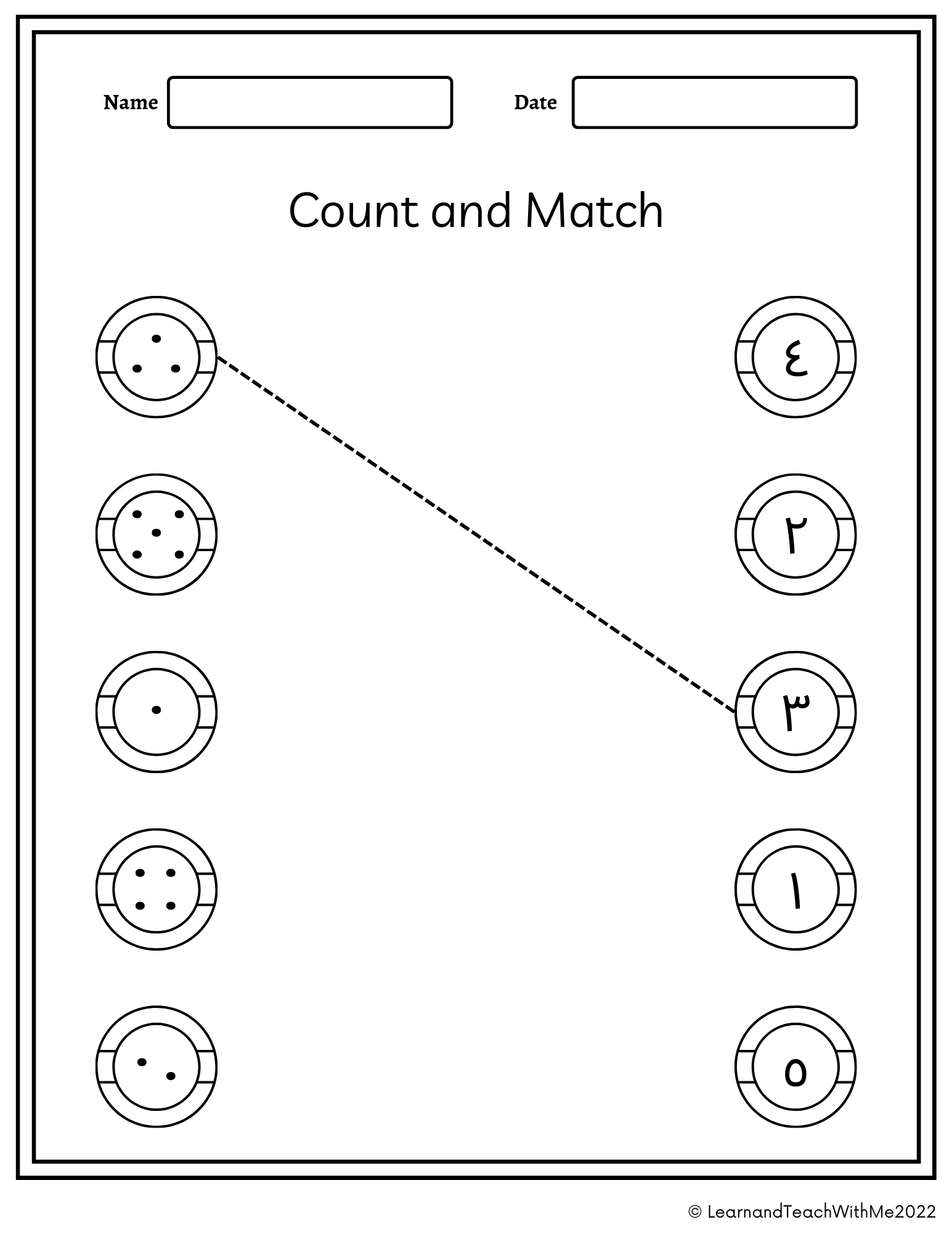 Arabic Numbers 1-10 Trace, Write and Color Worksheets | Made By Teachers