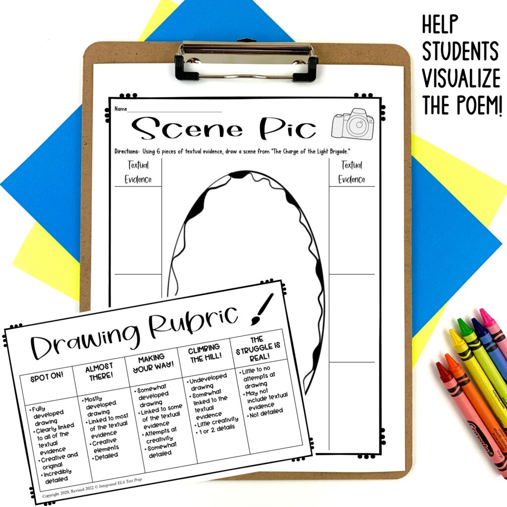 The Charge of the Light Brigade Quiz Activities Poetry Comprehension ...