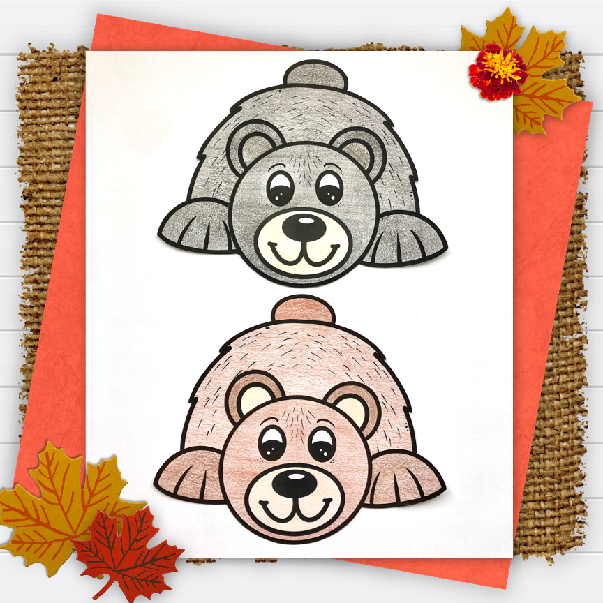 Bear Craft | Forest Woodland Animal Craft | State Symbols | Made By ...