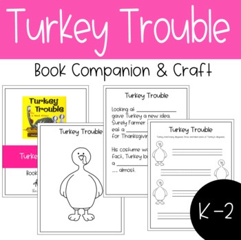 Turkey Trouble Craft & Book Companion | Made By Teachers