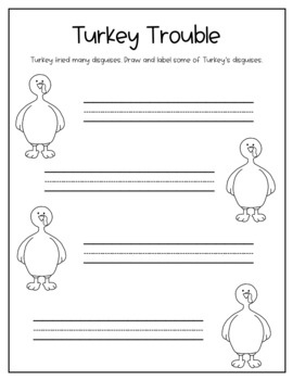 Turkey Trouble Craft & Book Companion | Made By Teachers