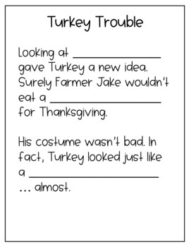 Turkey Trouble Craft & Book Companion | Made By Teachers