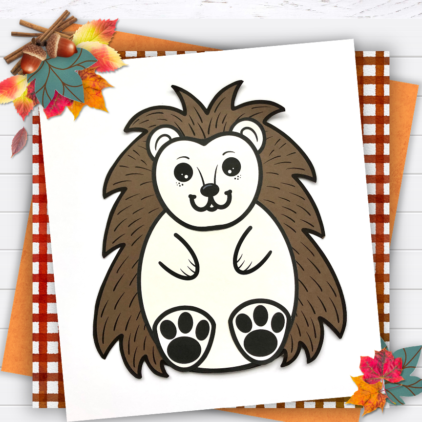 Hedgehog Craft | Forest Woodland Animal Craft | Fall Craft | Made By ...