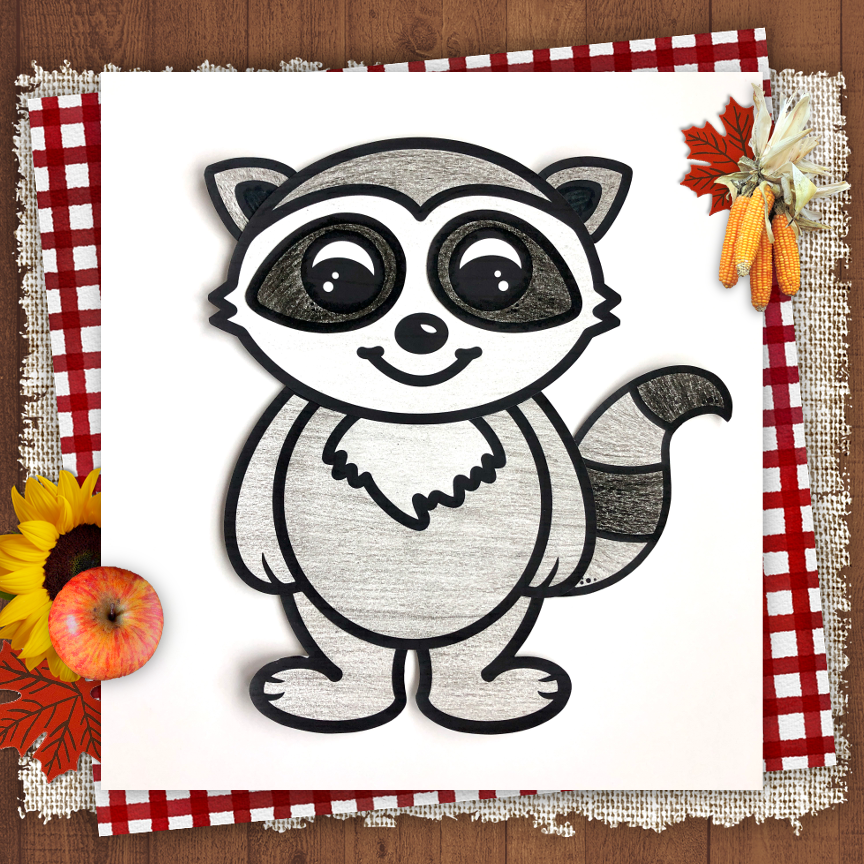 Raccoon Craft | Forest Woodland Animal Craft | Tennessee State Symbols ...