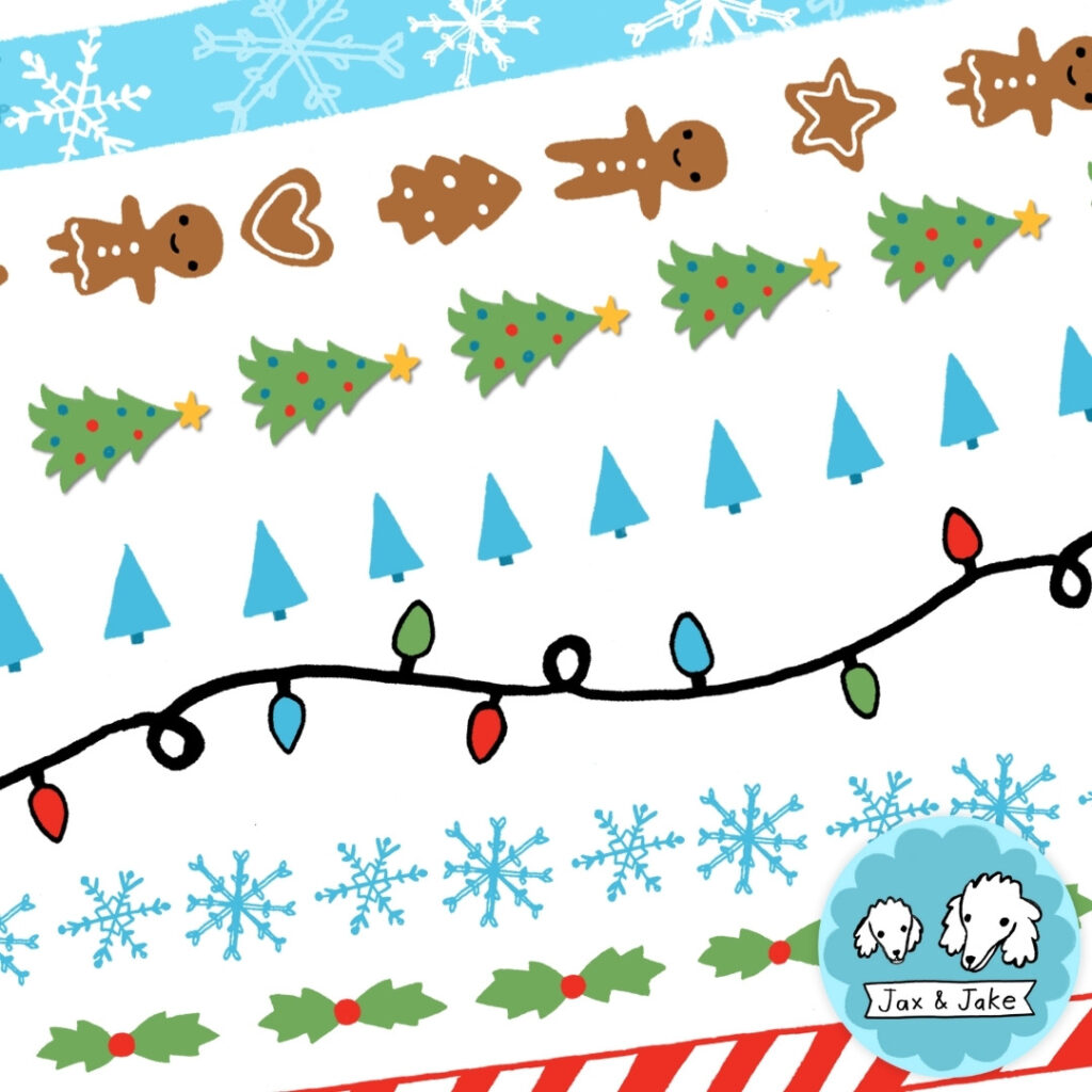 Winter Holiday Clipart Borders - 98 Christmas Clip Art Frames | Made By ...