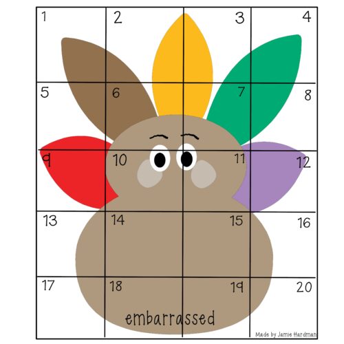 Turkey puzzles | color and tracing fine motor | Thanksgiving center ...