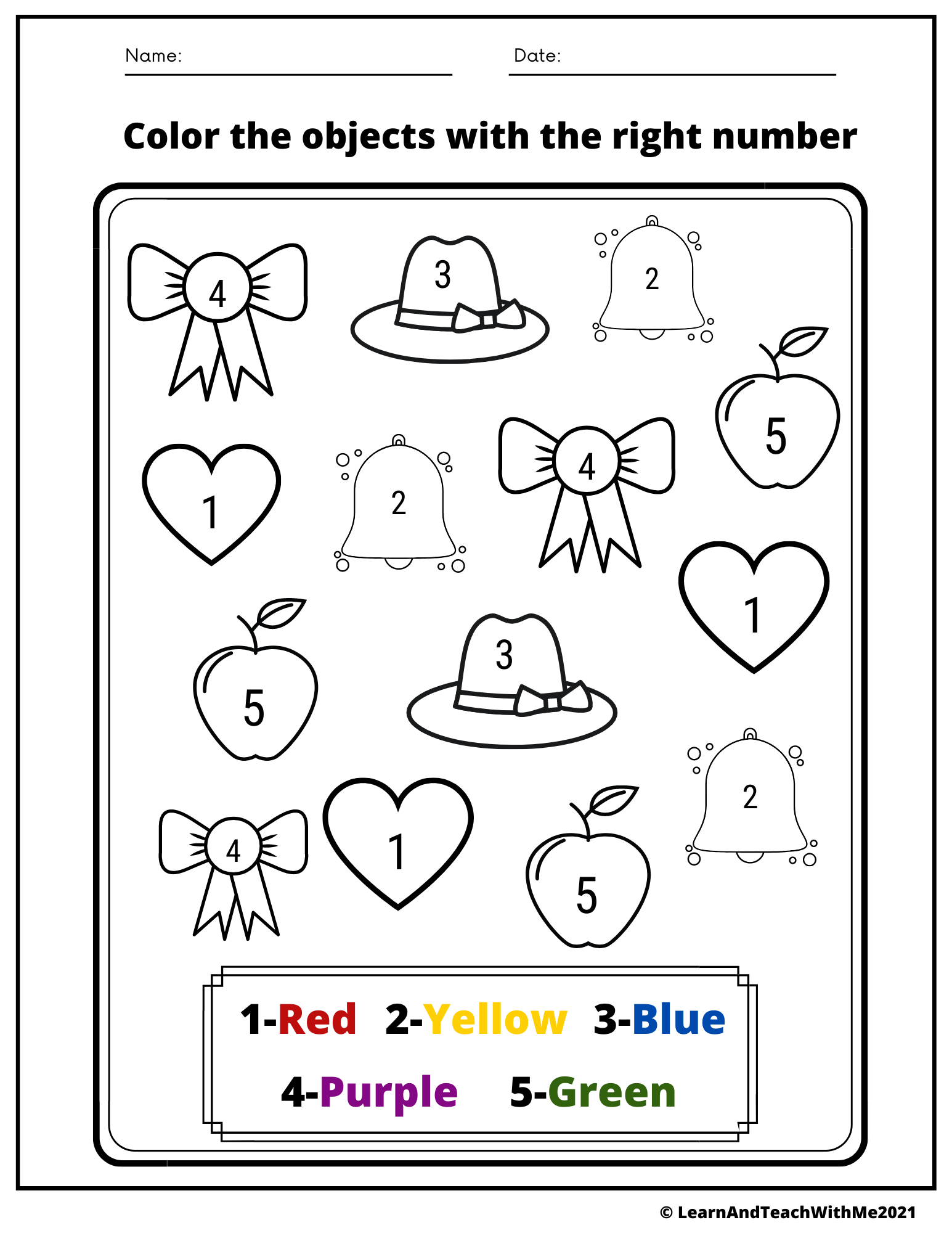 Color Word Worksheets and Coloring pages | Made By Teachers