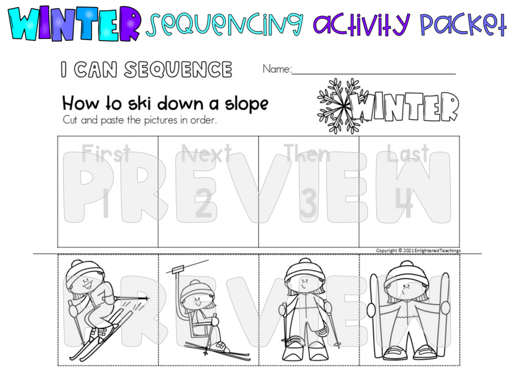 Winter Writing Prompts and Winter Sequencing Bundle | Made By Teachers