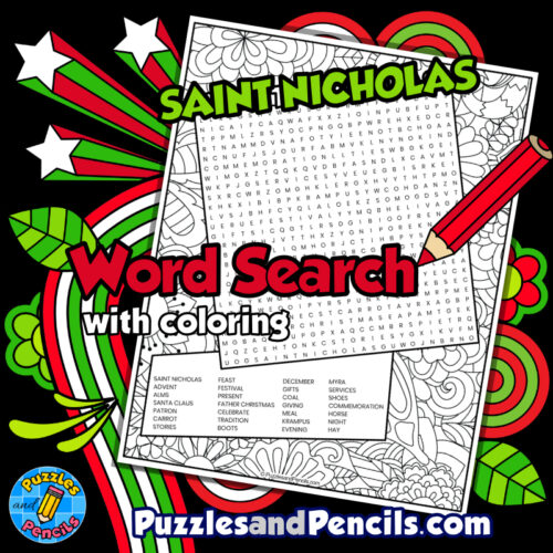 May Day Word Search Puzzle Activity Page and Coloring | May Wordsearch ...