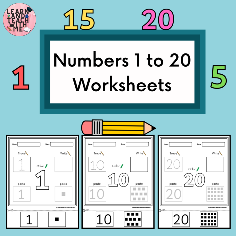 Number 1-20 Worksheets Activities | Made By Teachers