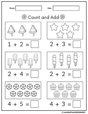 Addition Worksheets 1-10 | Made By Teachers
