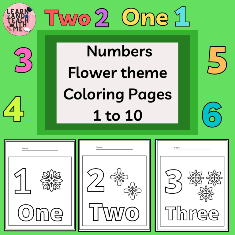 Numbers 1-10 Coloring Pages | Made By Teachers