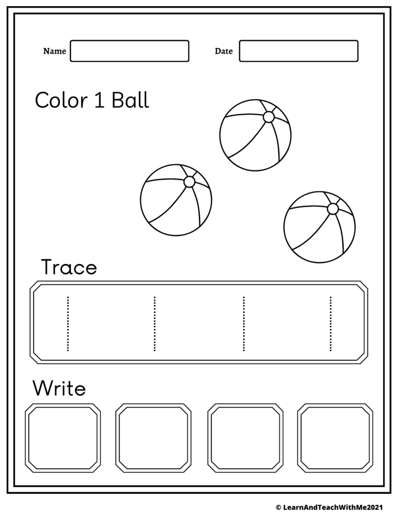 Numbers 1-20 Trace and Write Worksheets | Made By Teachers