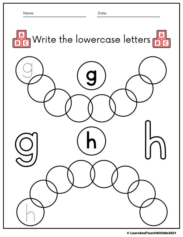 Lowercase Letters Writing Worksheets | Made By Teachers