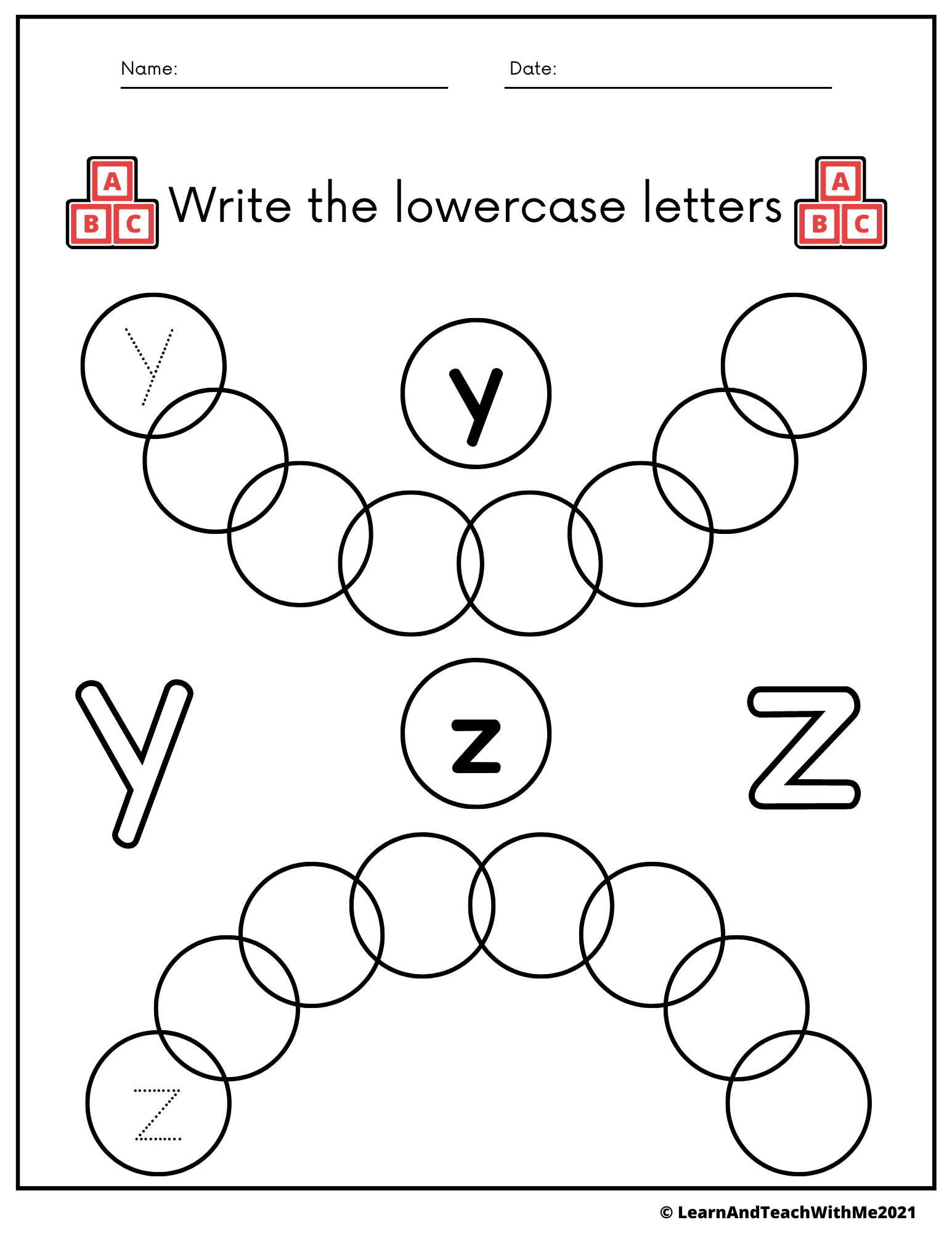 Lowercase Letters Writing Worksheets | Made By Teachers