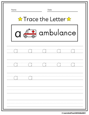 Alphabet Lowercase Letters Tracing and Writing Worksheets | Made By ...