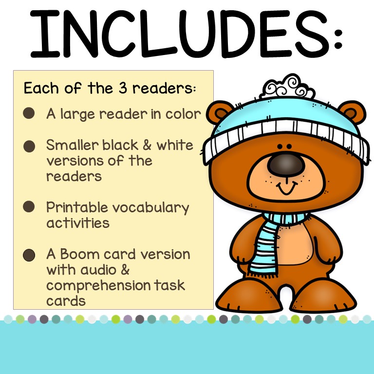 French Christmas Noël Readers Bundle Print & Boom Cards with Audio ...