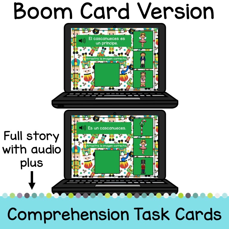 Spanish Christmas Readers Bundle Navidad - Print & Boom Cards with ...