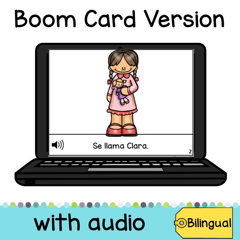 Bilingual Christmas Readers Bundle Navidad - Print & Boom Cards with ...