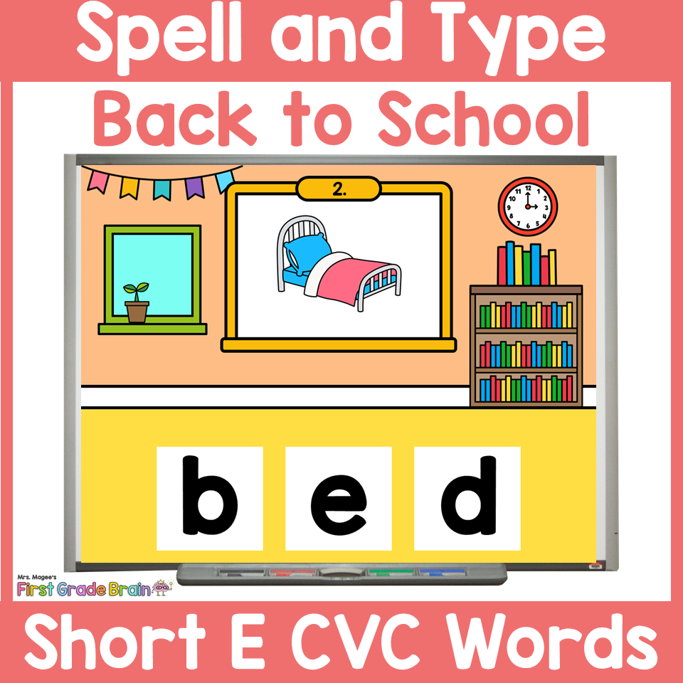 Short I Phonics Activity CVC Word Work Interactive PowerPoint - Reveal ...