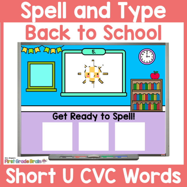 Short U Phonics Activity CVC Word Work Interactive PowerPoint - Reveal ...