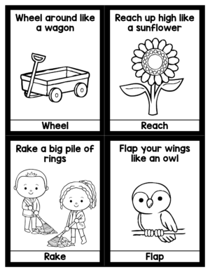 Move It! Movement Cards Fall Theme Brain Breaks for Gross Motor ...