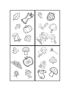 Fall Find it Fast Card Game - Made By Teachers