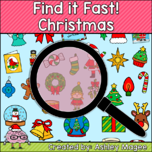 Christmas Find it Fast Card Game | Made By Teachers