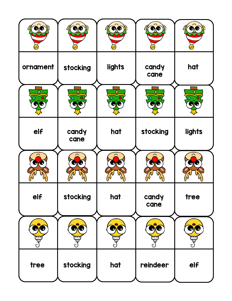 Christmas Domino Game with Writing Activity Options - Christmas Party ...