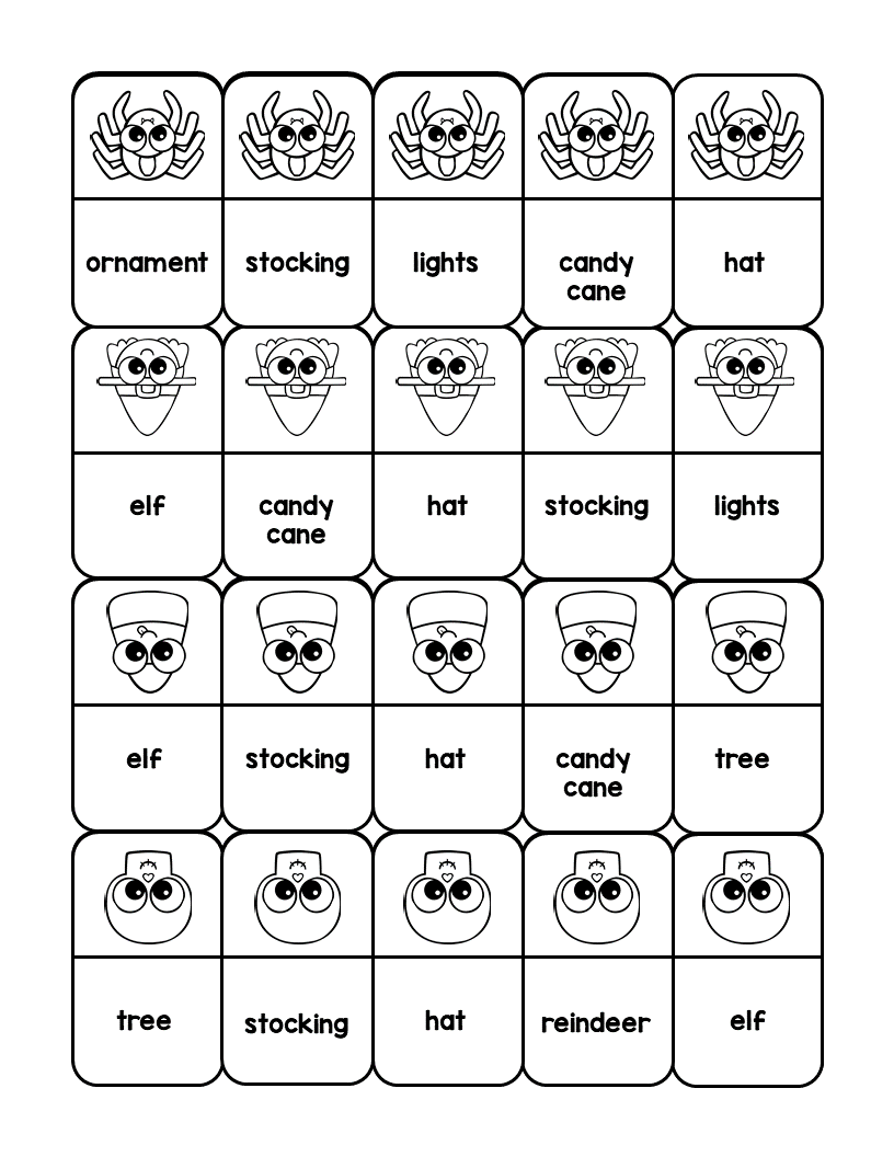 Christmas Domino Game with Writing Activity Options - Christmas Party ...