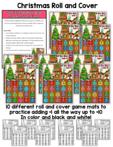 Christmas Addition Games: Holiday Themed Math Center Activities - Made ...