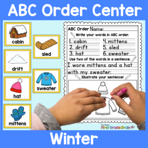 Winter ABC Order Center/Station with differentiation options | Made By ...
