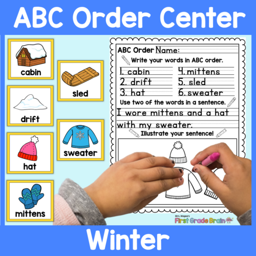 Winter ABC Order Center/Station with differentiation options | Made By ...