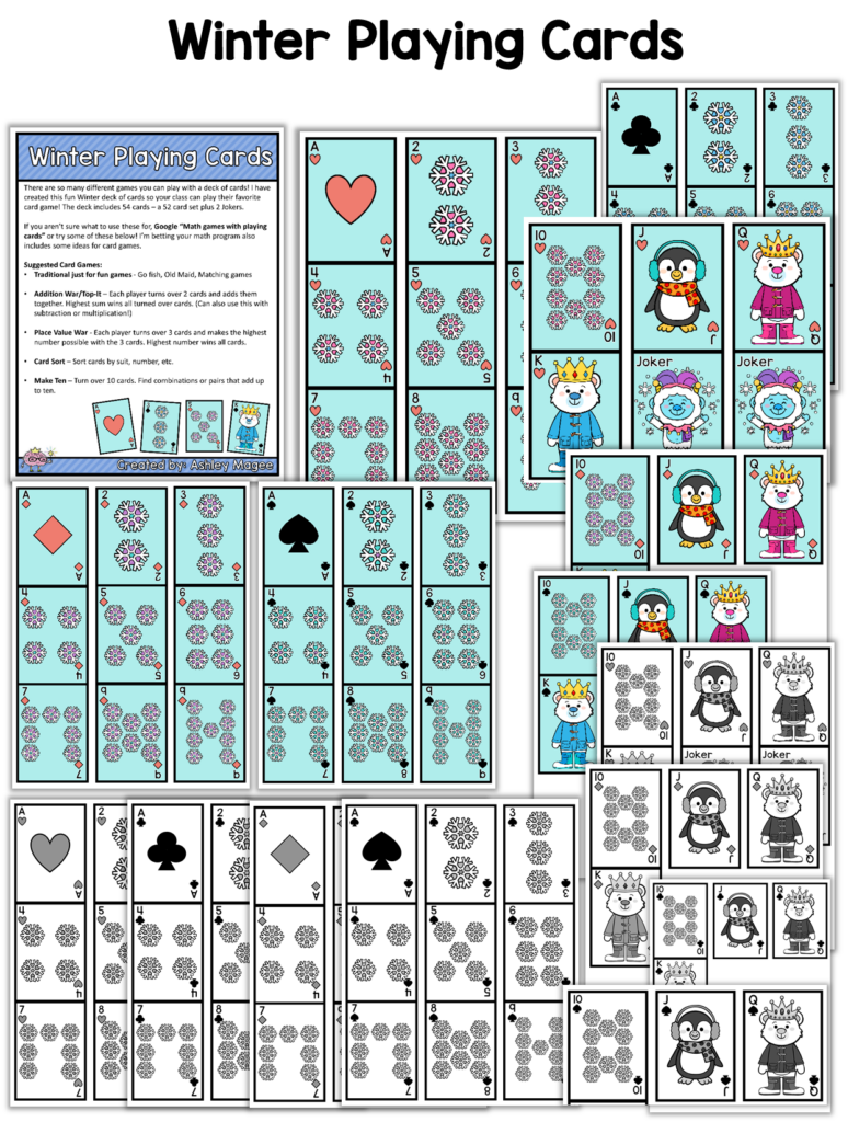 Winter Math Games: Fun Themed Addition Math Games | Made By Teachers