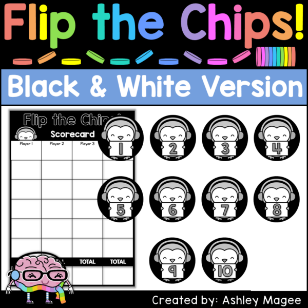 Flip the Chips Winter Math Game - Made By Teachers