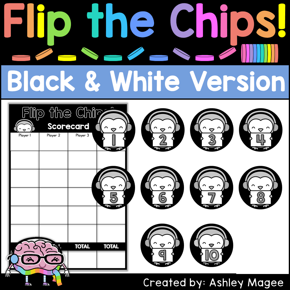 Flip the Chips Winter Math Game | Made By Teachers