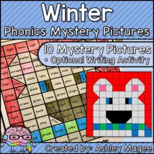 Winter Phonics Mystery Pictures | Made By Teachers