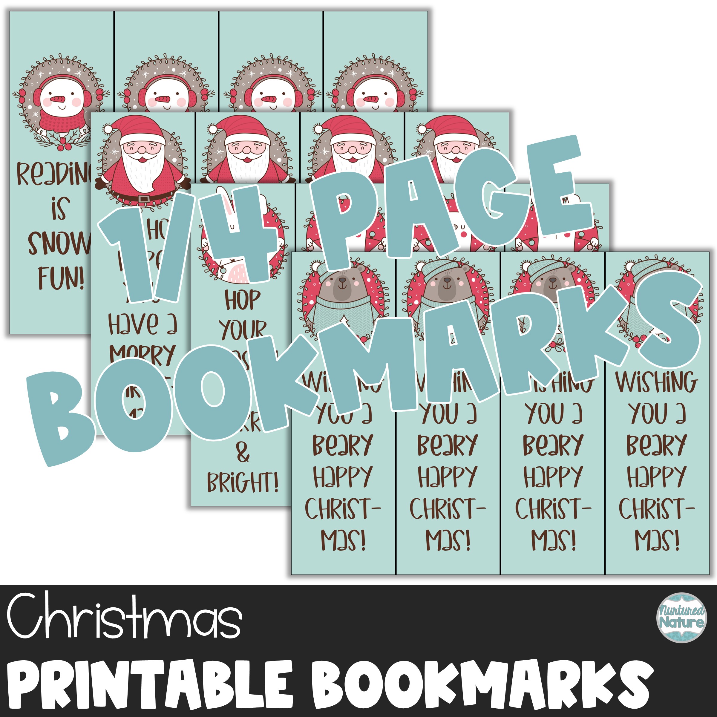 Editable Bookmarks - Christmas Gift Tags for Student Gifts | Made By ...