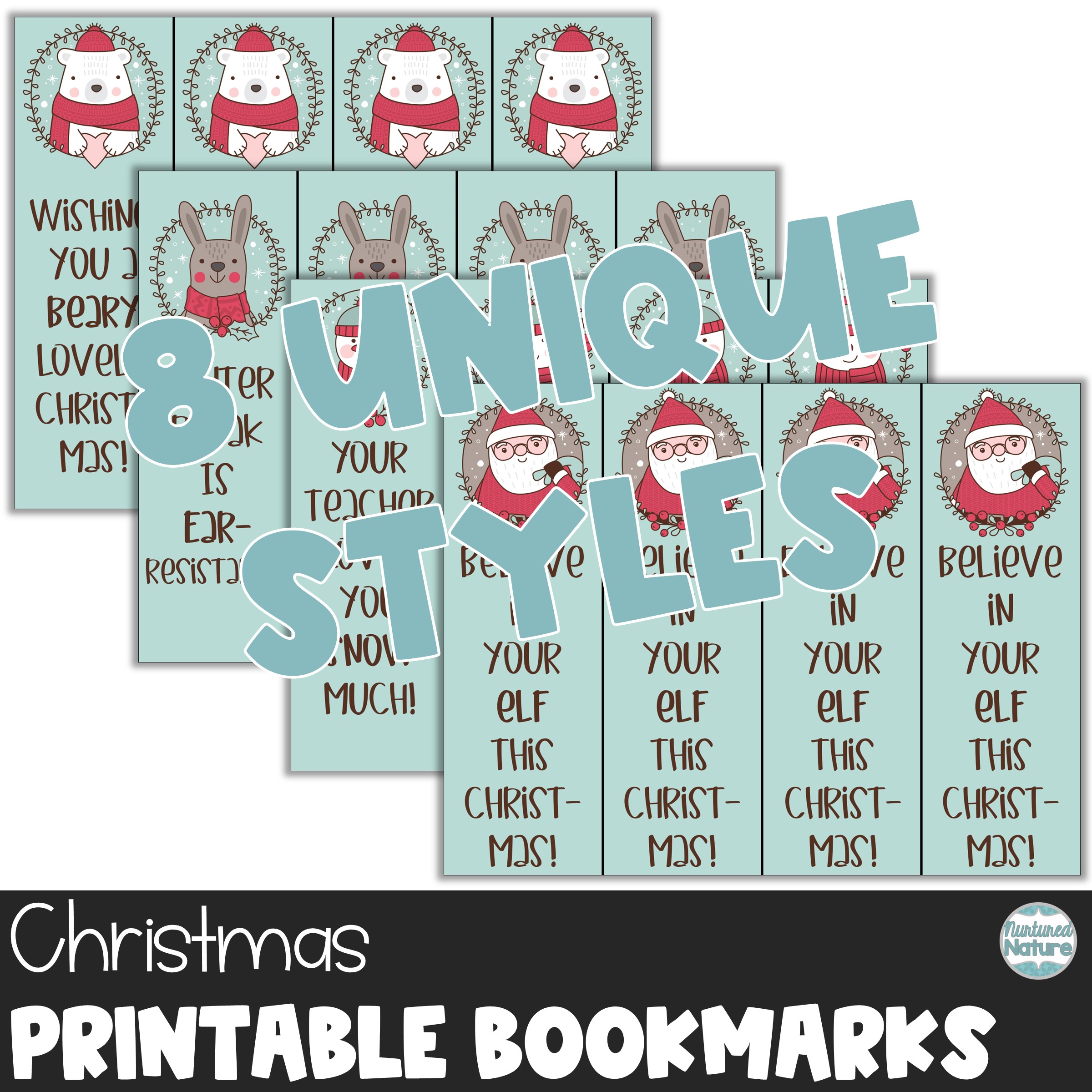 Editable Bookmarks - Christmas Gift Tags for Student Gifts | Made By ...