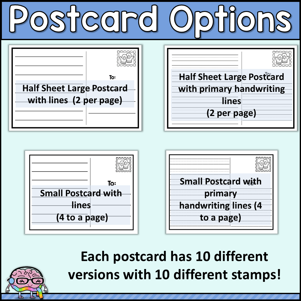 Postcards for Pals: Winter Themed Writing Center | Made By Teachers