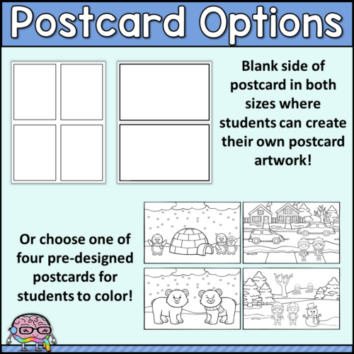 Postcards for Pals: Winter Themed Writing Center | Made By Teachers