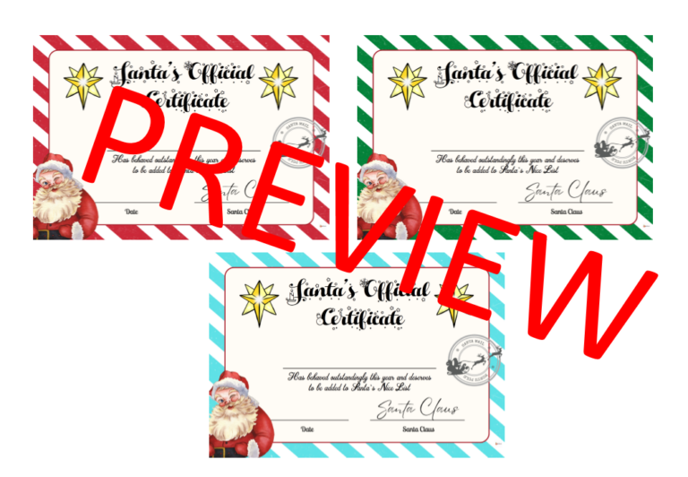 Santa's Official Nice List Christmas Certificate | Made By Teachers