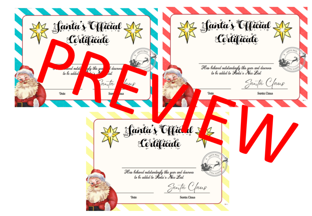 Santa's Official Nice List Christmas Certificate | Made By Teachers