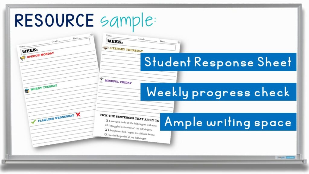 Bell Ringers For Middle School: One Year of Daily ELA Warm Up ...