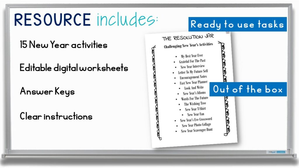 New Year Activities - Resolutions, Introspection, Goal Worksheets PRINT ...