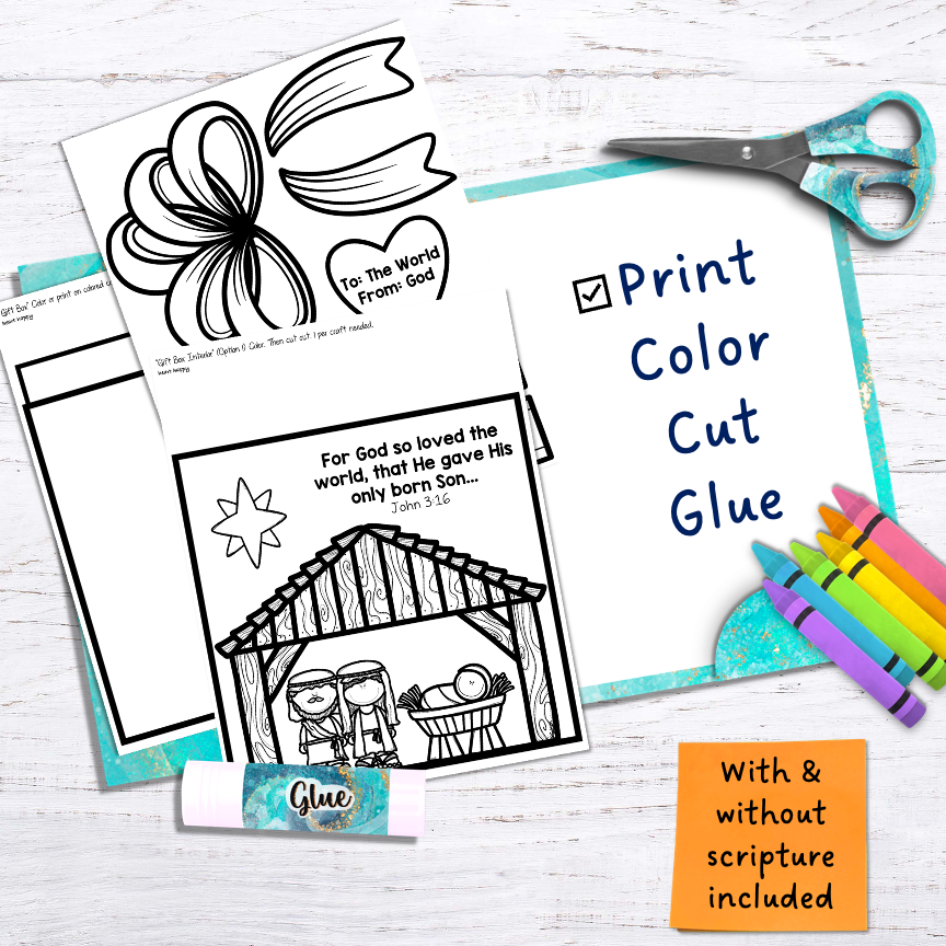 Religious Christmas Craft | God's Gift to the World | Made By Teachers