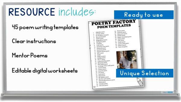 Poetry Writing Activities - How To Write A Poem Prompts For Middle ...