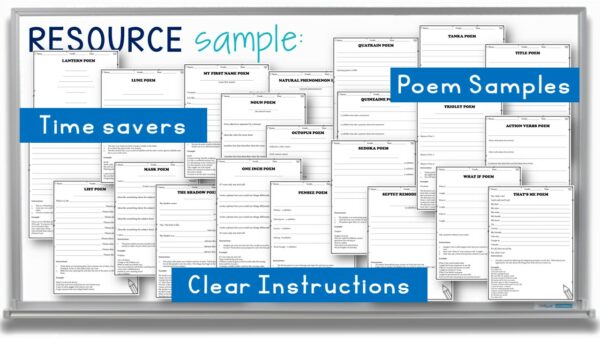 Poetry Writing Activities - How To Write A Poem Prompts For Middle ...