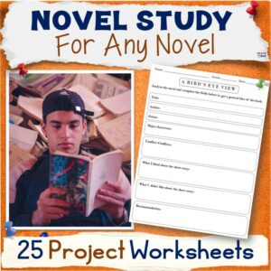 Novel Study For Any Novel: Generic Activities, Projects and Assignments ...
